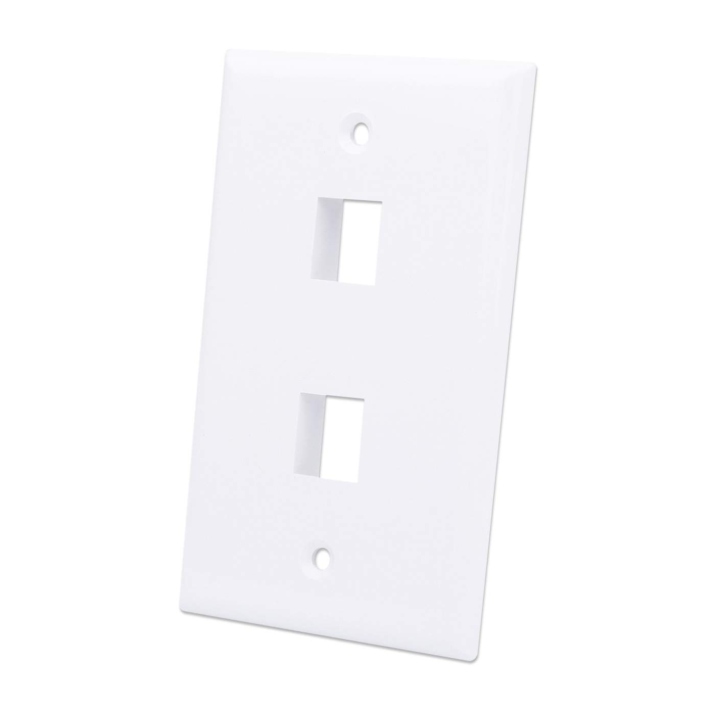 Intellinet 2-Outlet Keystone Wall Plate (772426) – IC Intracom USA Inc.