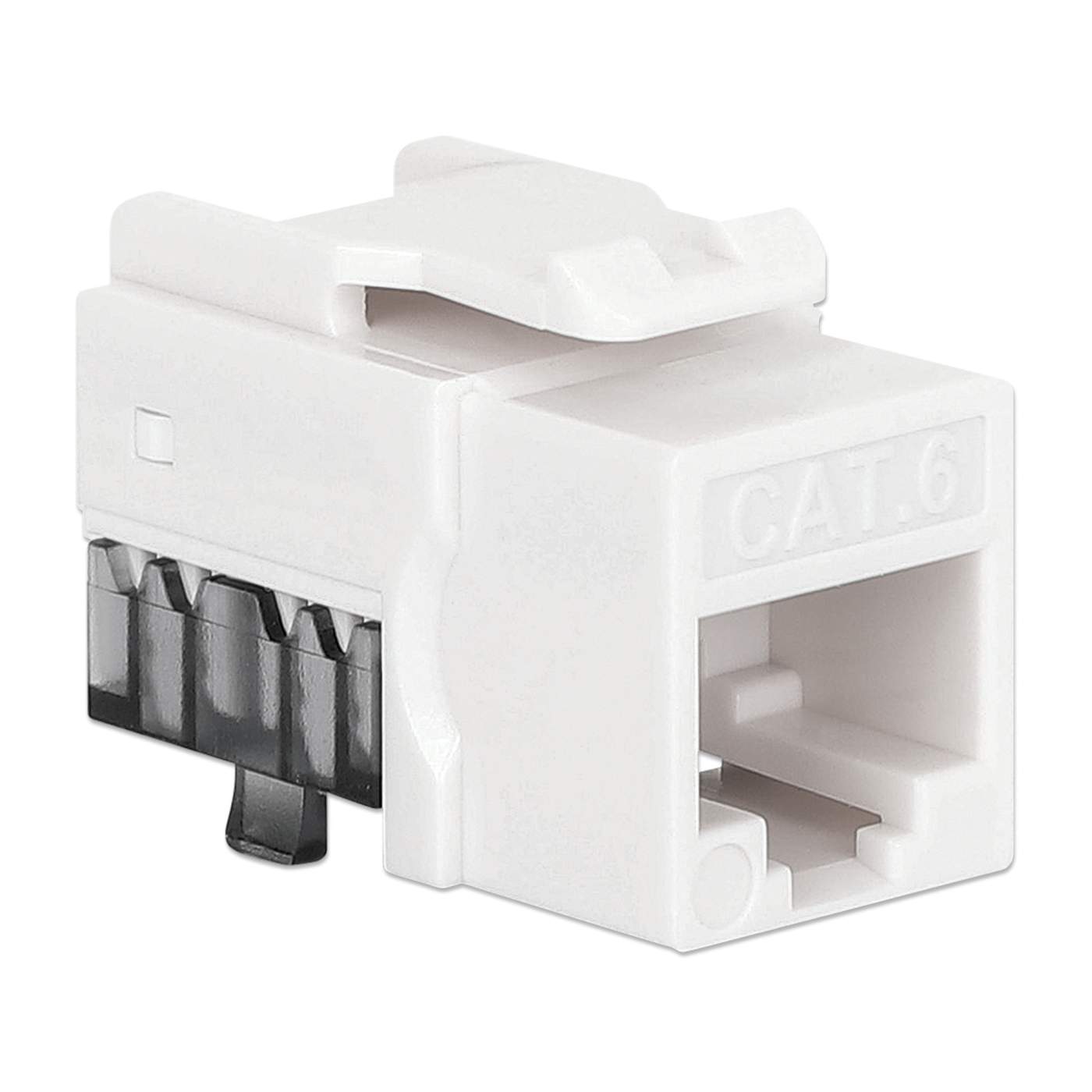 Cat6 Slim Keystone Jack w/ Punch-Down St&, White, 25-Pack (772105) – IC ...